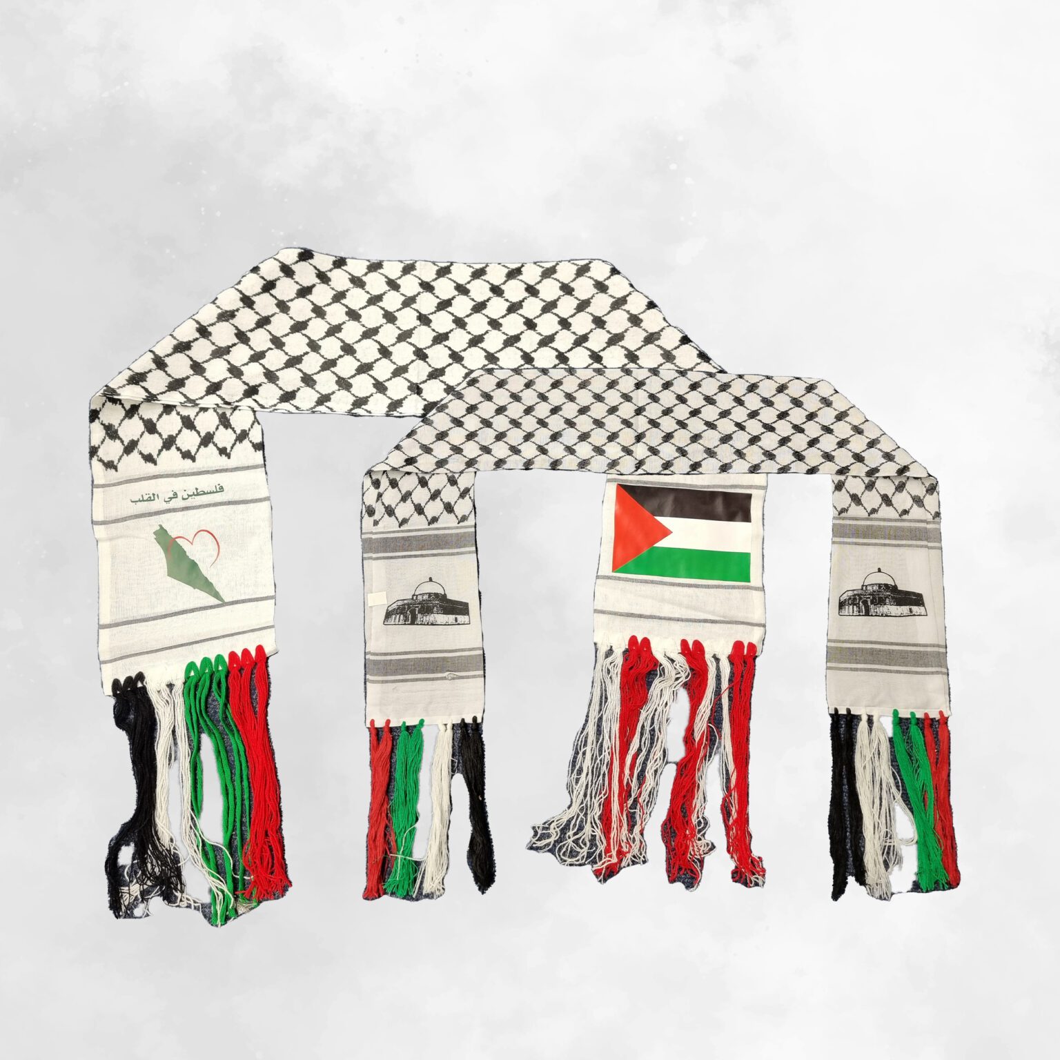 Palestinian Neck Scarf D2 - Islamic Gift Wholesalers